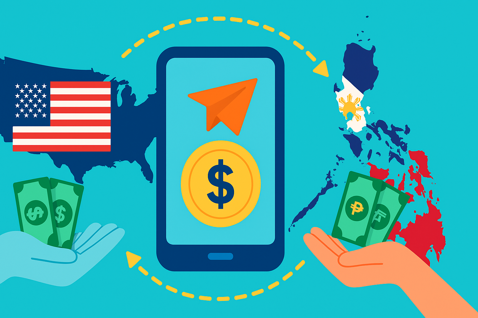 How to Send Money from the USA to the Philippines 2025